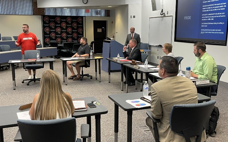 BCS Board learns about PBIS, Chieftain Pride Lab (Audio included ...