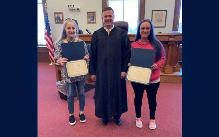 Judge Braig graduates two from Adult Recovery Court – Peak of Ohio