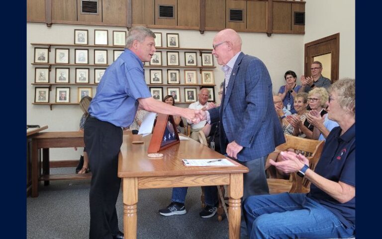 Scott honored by Logan County Commissioners – Peak of Ohio