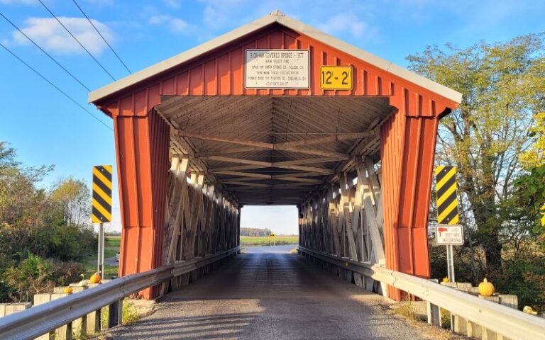 Logan County Spotlight: Bickham Covered Bridge – Peak of Ohio