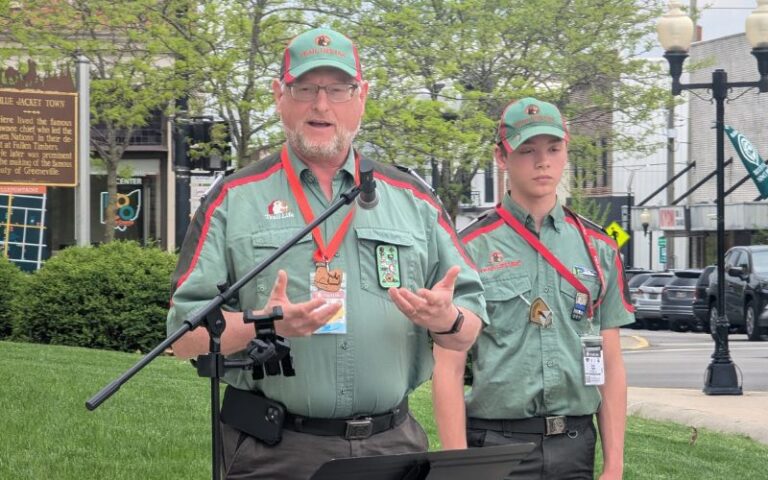 Community gathers for National Day of Prayer at Logan County Courthouse ...
